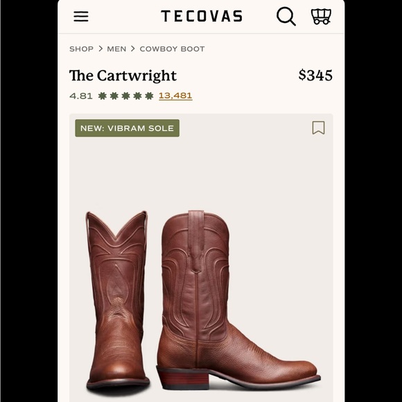 Tecovas | Shoes | Tecovas The Cartwright Cowboy Boot Bourbon Calf Brown ...